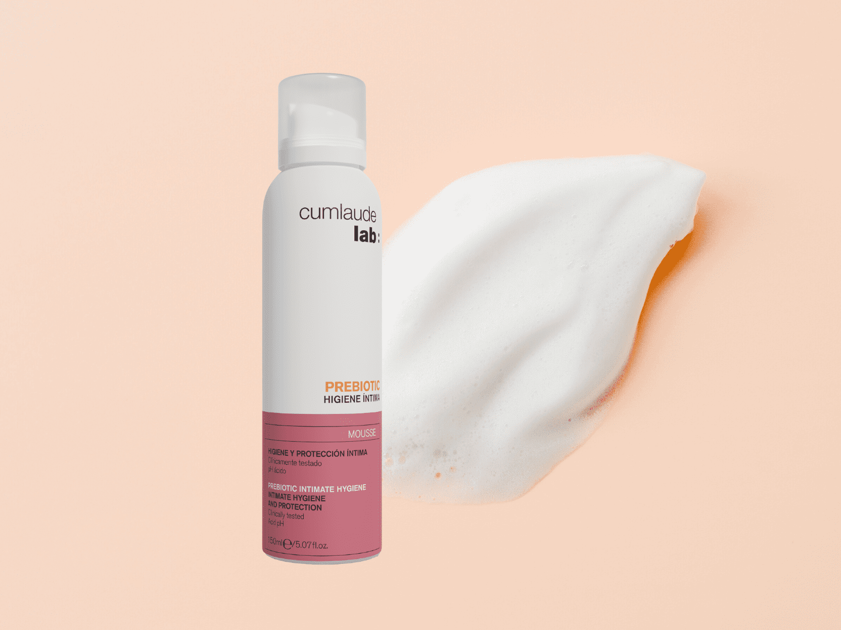 Prebiotic Intimate Hygiene Cleansing Mousse - Cumlaude Lab